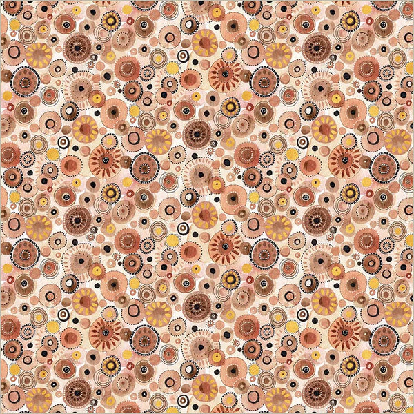 Dotty in Fire Opal -- Flora & Form by Essoldo Design --- Windham Fabri ...