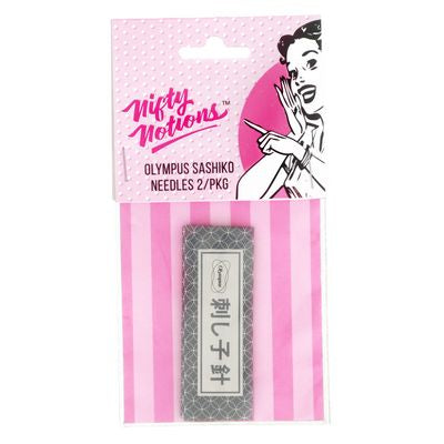Olympus Sashiko Needle 2 ct -- Nifty Notions – Three Little Birds ...