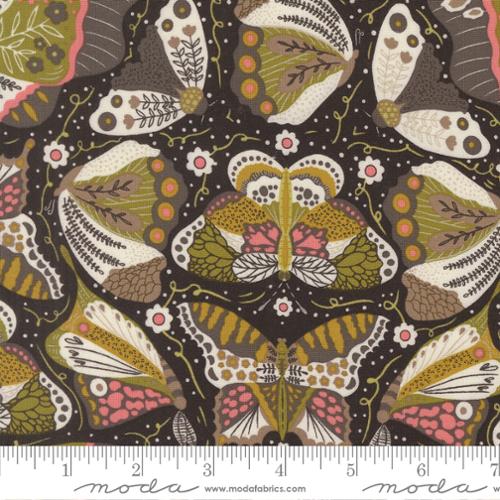 Butterfly in Midnight -- Night Owl by Gingiber for Moda Fabrics – Three ...
