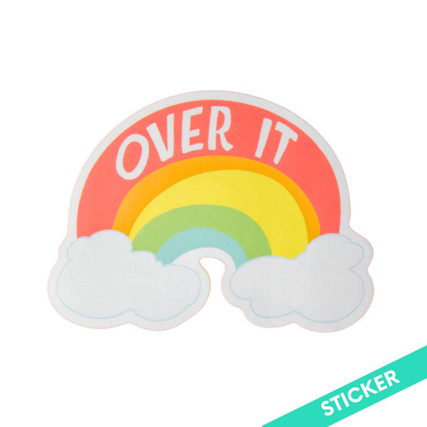 Over It Sticker – Three Little Birds Sewing Co.