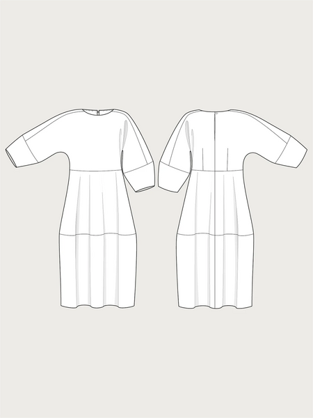 BARREL DRESS PATTERN -- The Assembly Line Patterns – Three Little Birds ...