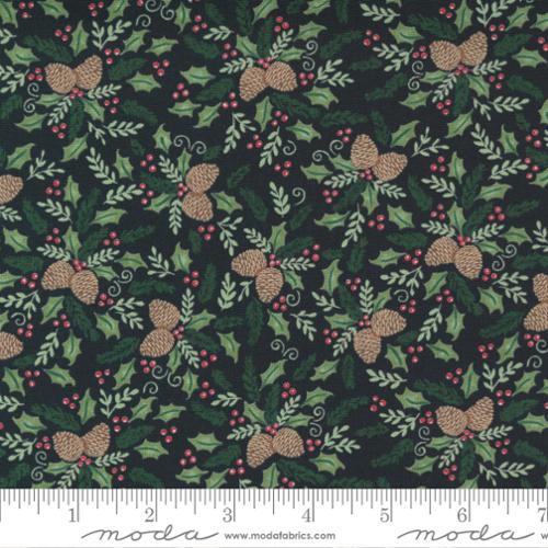 Pinecone Greenery -- Home Sweet Holidays by Deb Strain for Moda Fabric ...