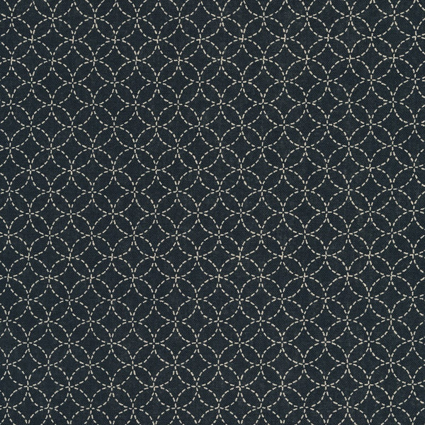 NAVY Sashiko Print from Sevenberry: Kasuri-- Robert Kaufman – Three ...