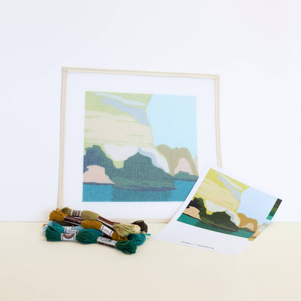 Grotto Needlepoint Kit | DIY Embroidery – Three Little Birds Sewing Co.