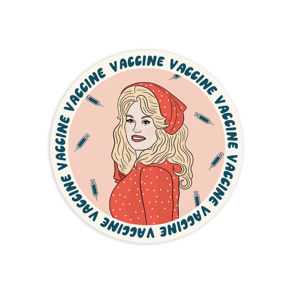Vaccine, Vaccine Sticker – Three Little Birds Sewing Co.