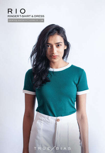 Rio Ringer T-Shirt & Dress Pattern -- True Bias Patterns – Three Little ...